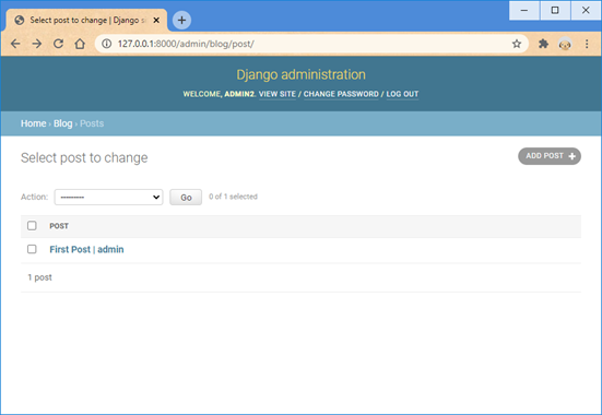 The Basics of Django’s Admin Site | by Casey Majandog | Medium