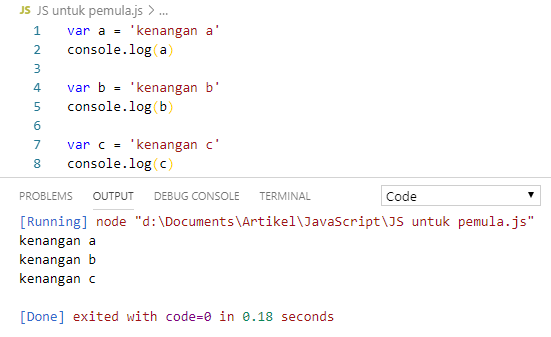 JavaScript untuk Pemula (Bagian 1) | by Prikenang PS | Medium