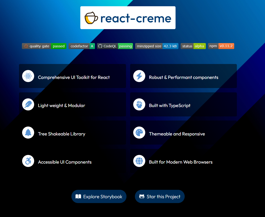 Introducing react-creme. A Comprehensive & Lightweight UI… | by prabhu ... Introducing react-creme. A Comprehensive & Lightweight UI… | by prabhu ...