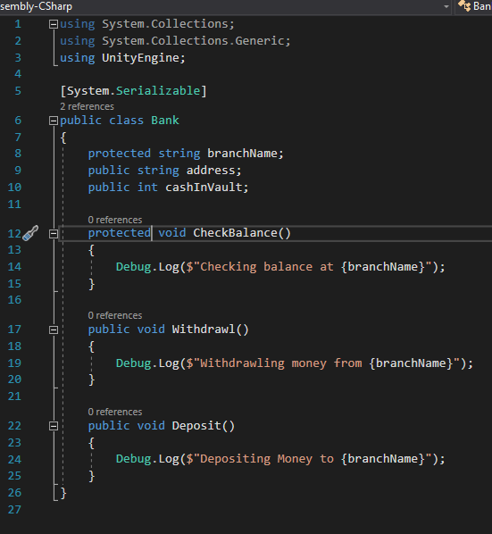 Classes In C Using Unity What Are Classes Custom Classes And By Jared Amlin Level Up Coding