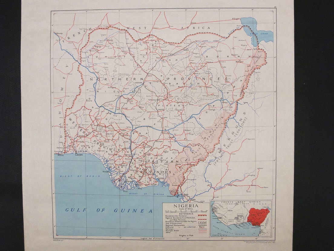 100+ years Cartographical History of Southern Cameroons | by William ...