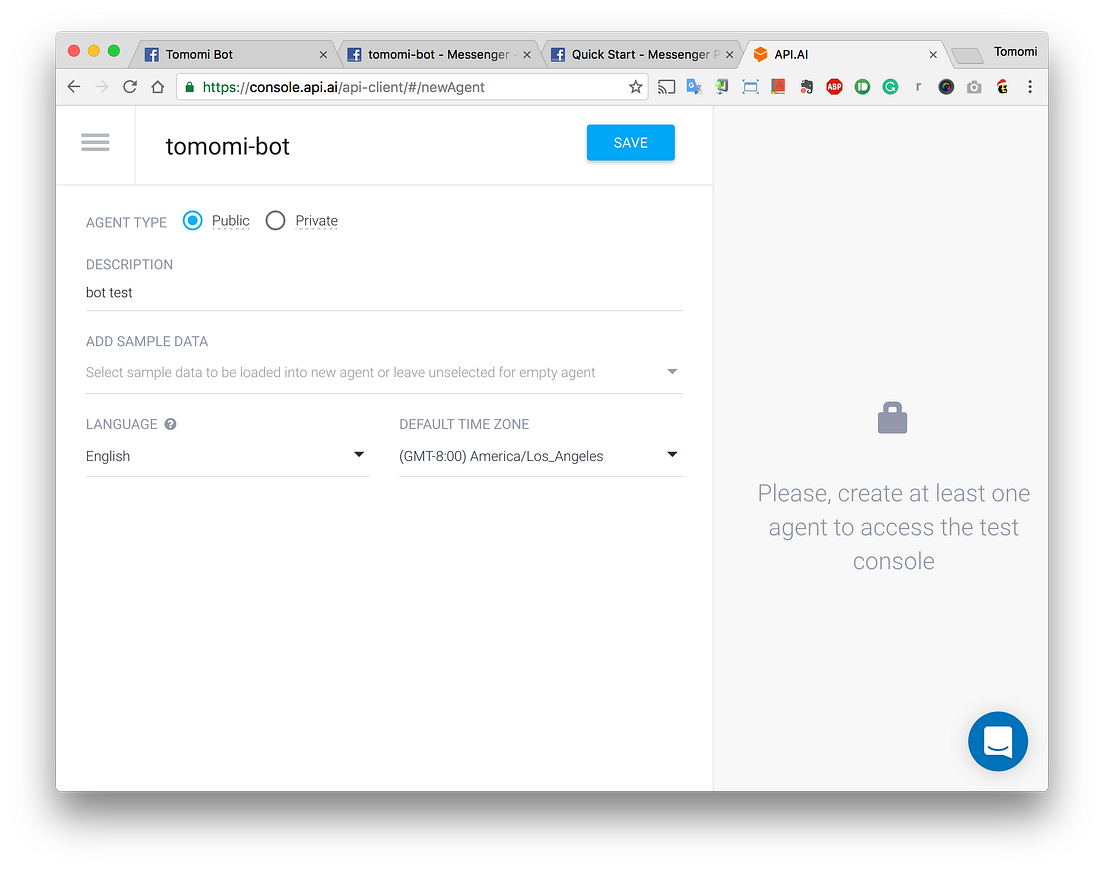 Creating a Simple Facebook Messenger AI Bot with API.ai in Node.js | by Tomomi Imura | Dev Tutorials