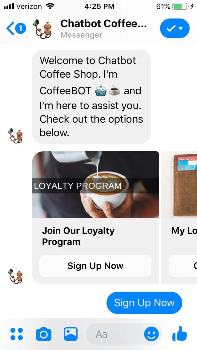 How to Run a Customer Loyalty Program with a Chatbot | by Larry Kim ...
