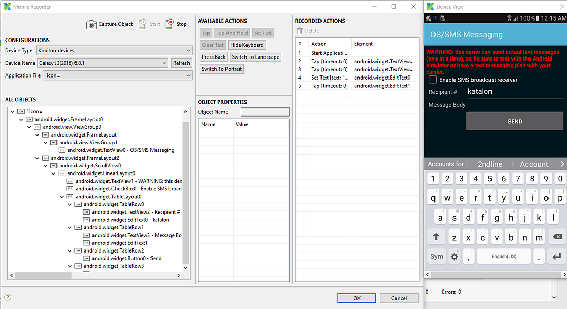 A hands-on guide to using Katalon Mobile Recorder | by Katalon Studio ...