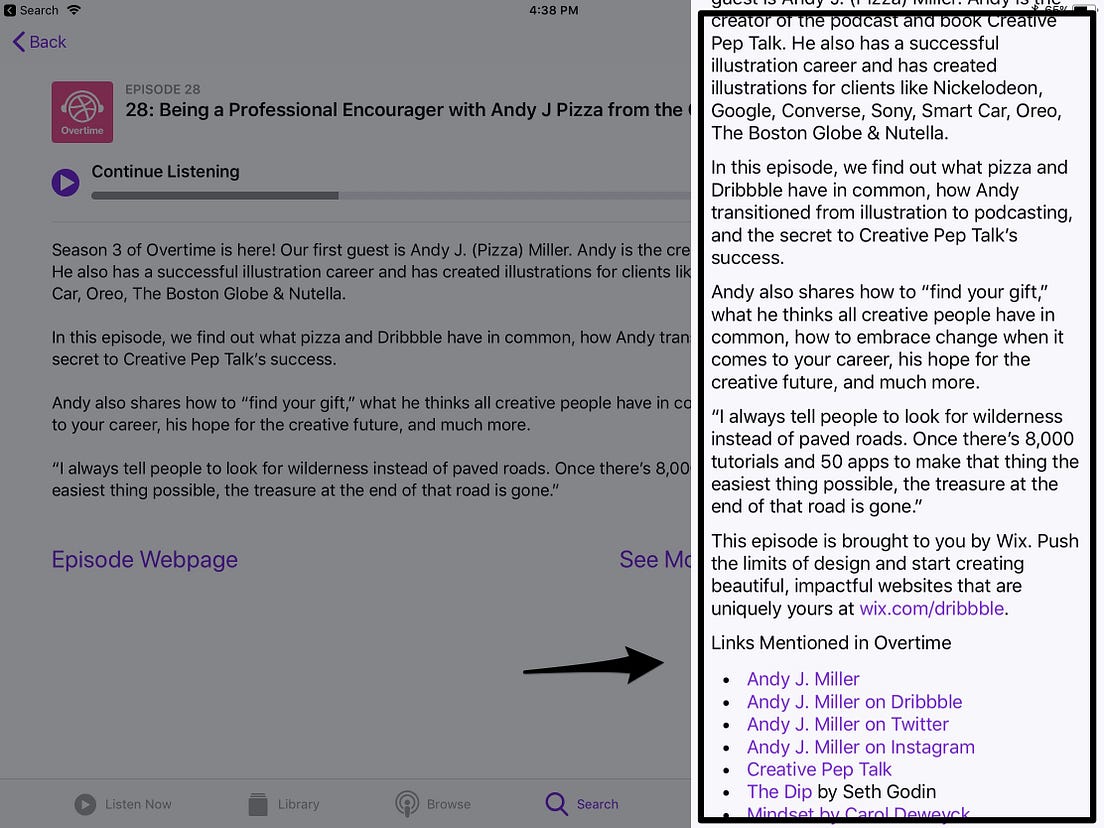 How to Make Episode Notes Look Good in Podcast Apps