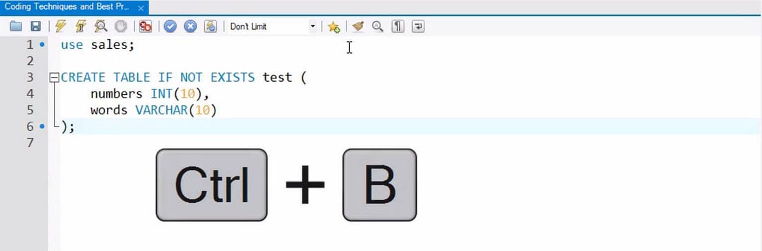 SQL Best Practices — How to type code cleanly and perfectly organized ...
