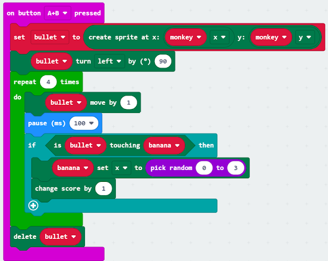 MakeCode Microbit 遊戲設計：簡易射擊遊戲(Microbit Game: Simple Shooting Game) - Ping-Lun Liao - Medium