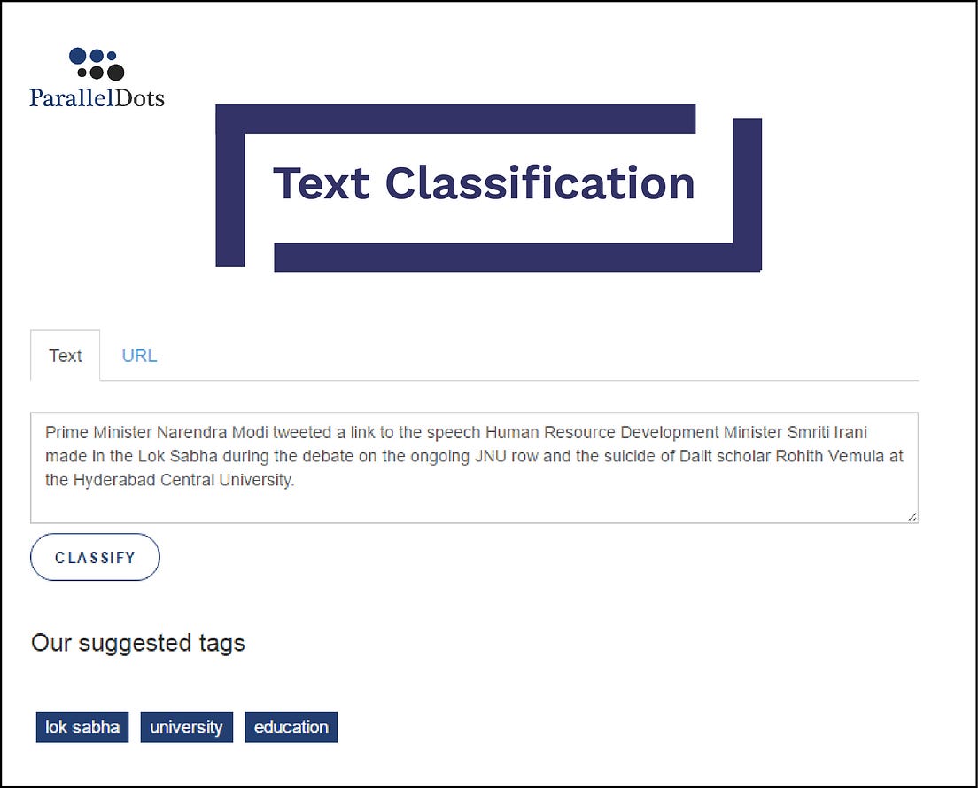 Automated Text Classification Using Machine Learning | by ParallelDots ...