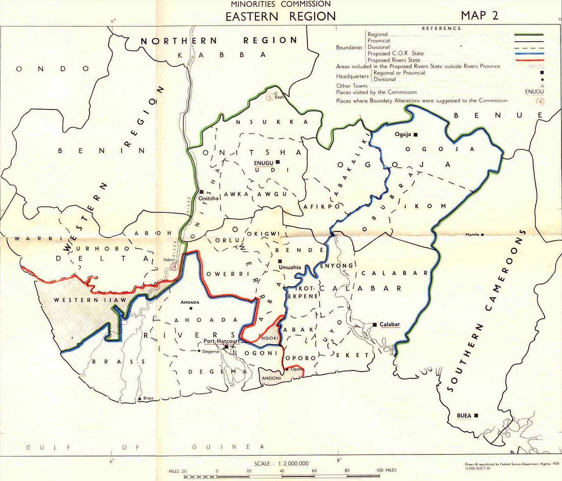 100+ years Cartographical History of Southern Cameroons | by William ...