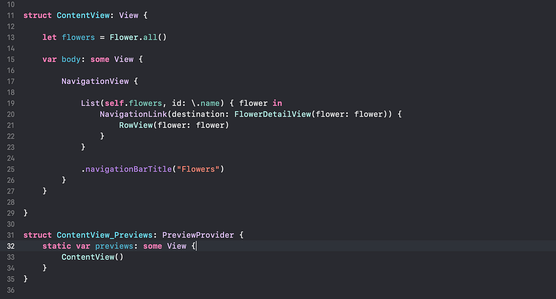 SwiftUI : Creating a List with detail view | by Koffi Vincent K | Medium