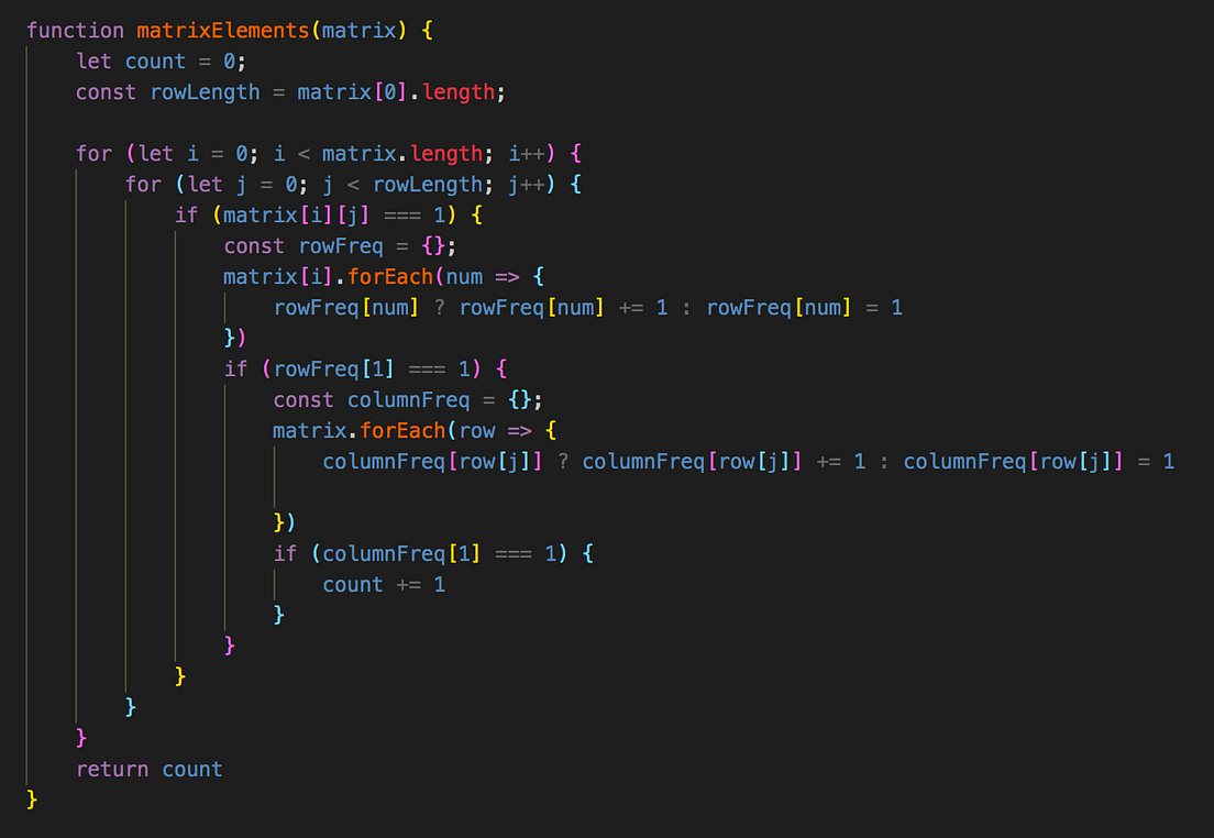 How to Traverse a Matrix: Largest Elements in their Rows & Columns | by Warren Niu | JavaScript ...