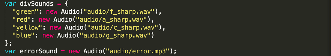 Recreating Simon. Using Javascript, CSS, and HTML | by Austin Regan | Medium
