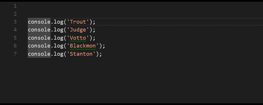 Visual studio code multiple cursors - inputphilly