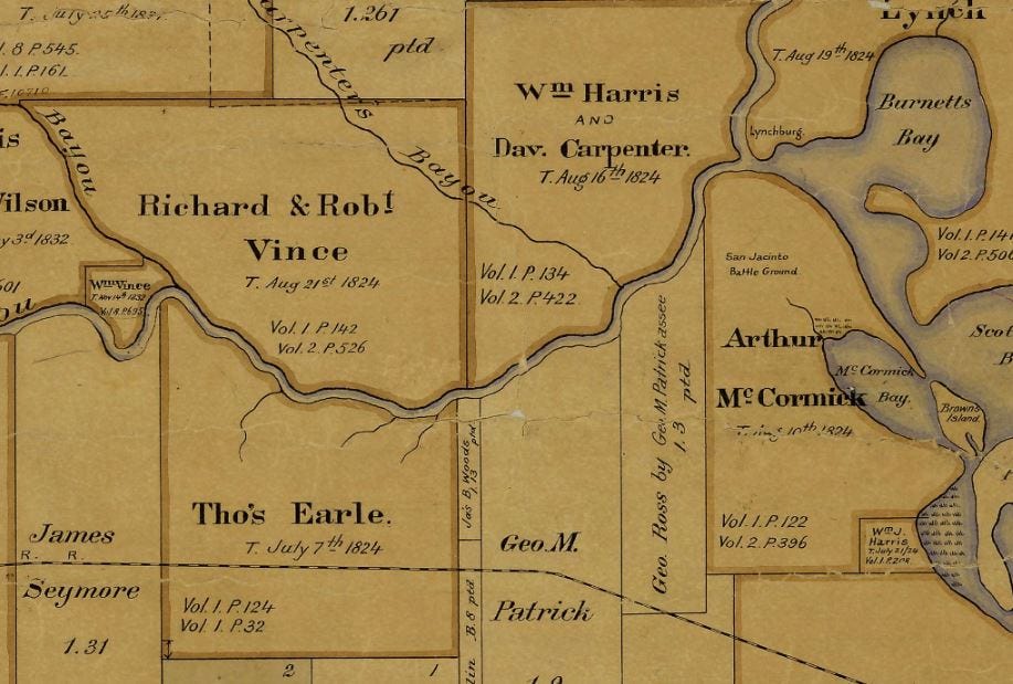 Mapping Texas: From Frontier to the Lone Star State — Map of Harris ...