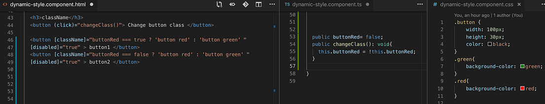 Dynamic style in Angular. Change style when you want | by Yurii Kuznietsov | Quick Code | Medium