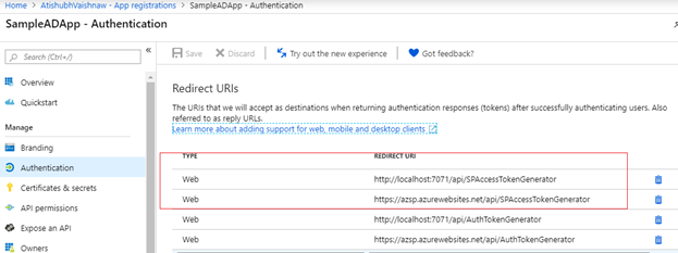 Creating An Azure Function That Generates Access Token For