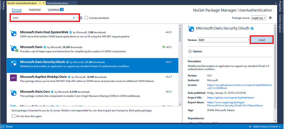 Web API Token Based Authentication using Microsoft OWIN | by Uppili Vasanthi | Medium