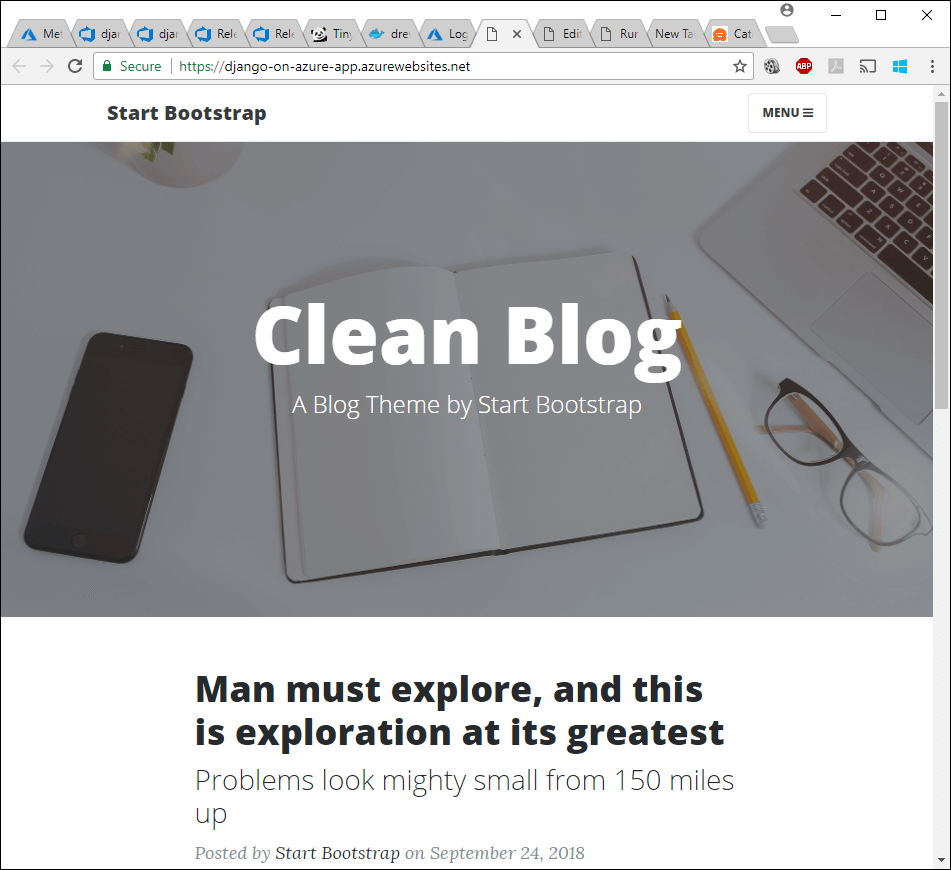 Running Django On Azure Web Apps For Containers With