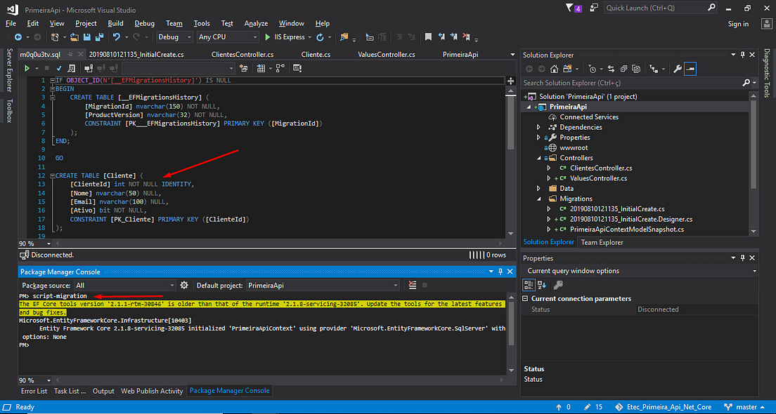 Criando a primeira API com .NET Core | by Marcio Nizzola | Medium