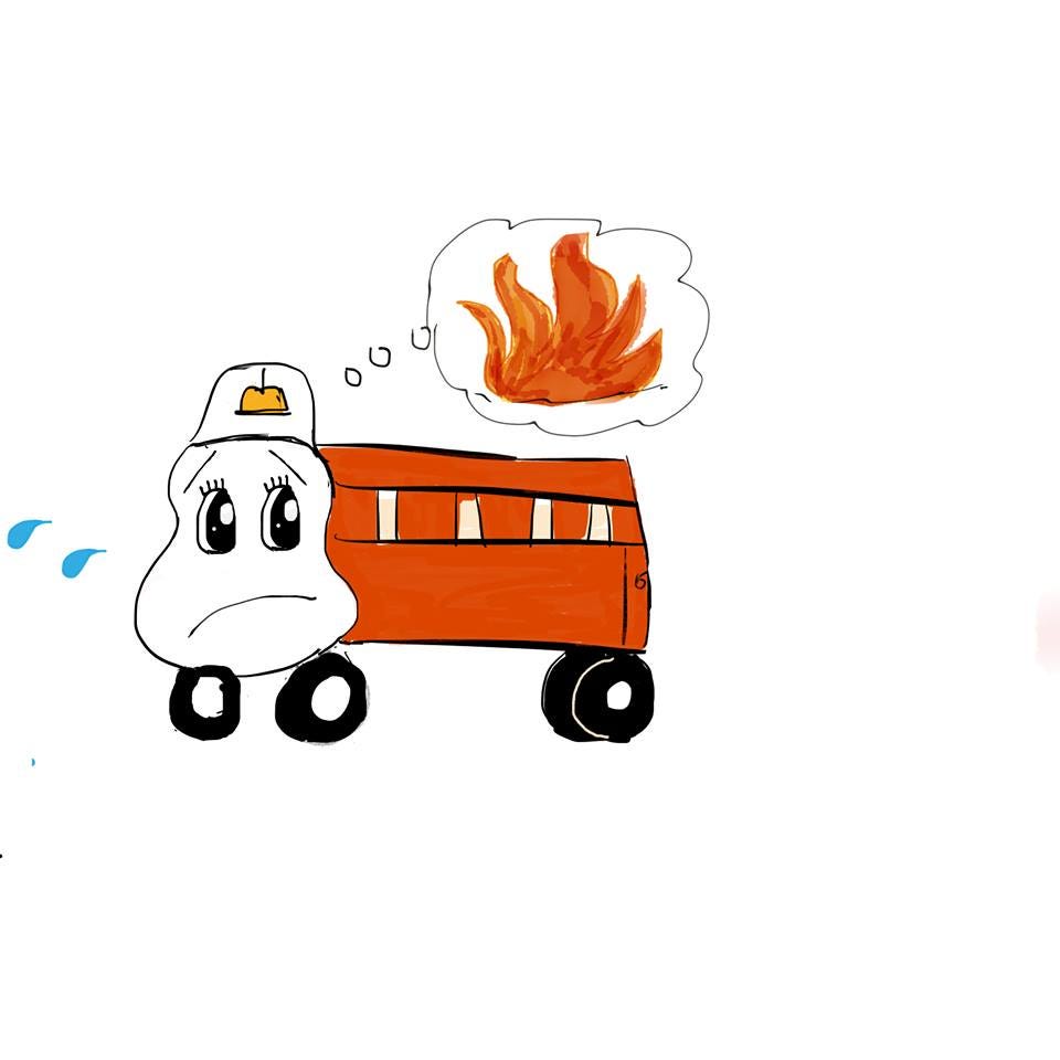 “Ted, The Fire Engine Who is Afraid of Fire!” Available for FREE! On ...