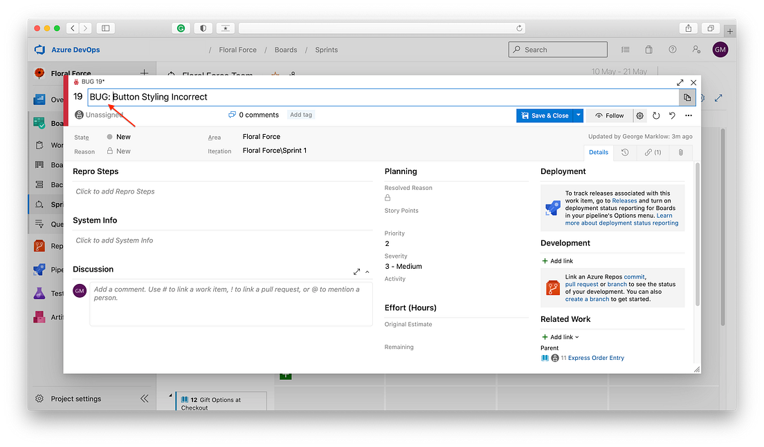 Azure DevOps: Setting up Sprints with Boards | by George Marklow | Geek ...