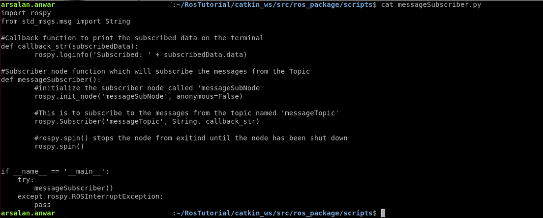 Part 3: Create Your First ROS Publisher and Subscriber Nodes | by ...