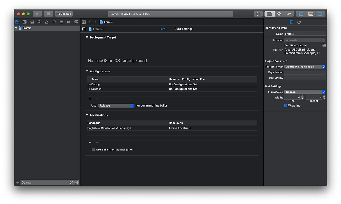 Setting Up An Xcode Project To Develop Cocoa And Cocoa Touch Frameworks Sharing Common Code