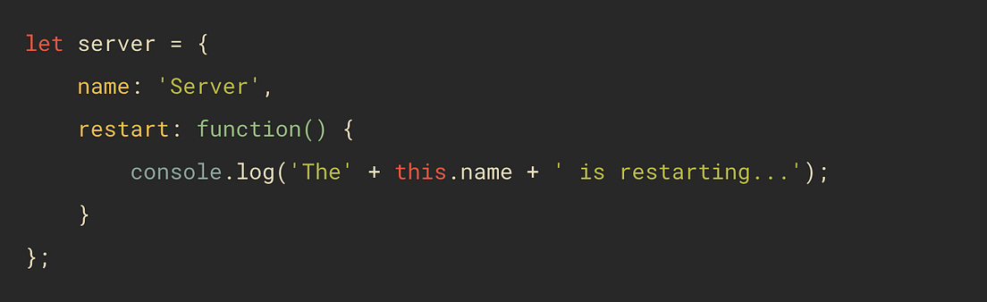 Extensões da sintaxe de literal de objetos na versão ES6 do JavaScript ...