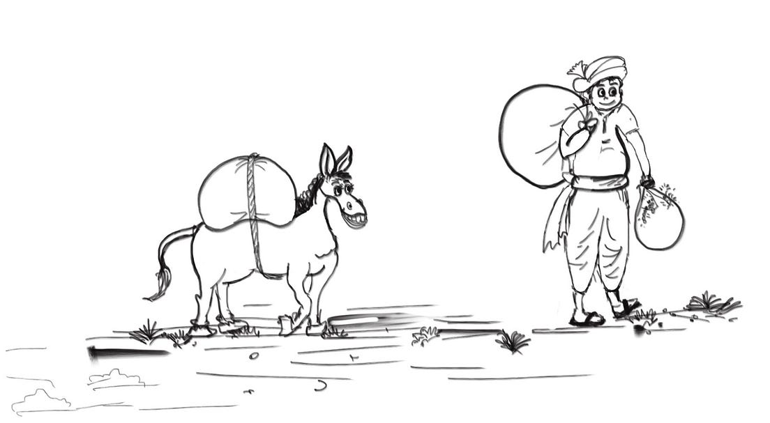 The Dhobi and The Donkey. Once upon a time, there was a beautiful… | by ...