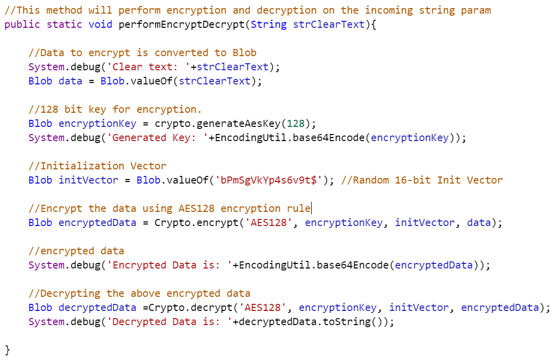 Salesforce: Encryption & Decryption in Apex | by Madhur Katarmal | Medium