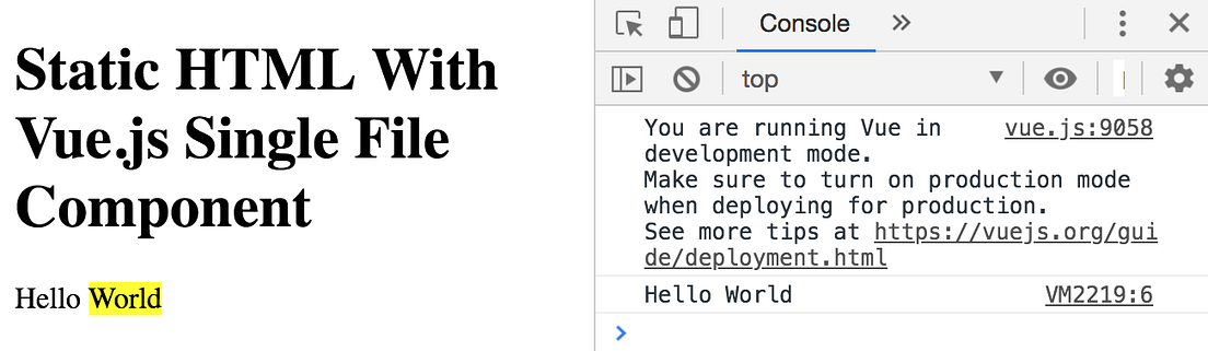 Using Vue.js Single File Component Without Module Bundlers | by James Wee | Medium