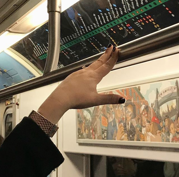 The Art of Hands on NYC Subway. photographs by Hannah La Follette Ryan ...