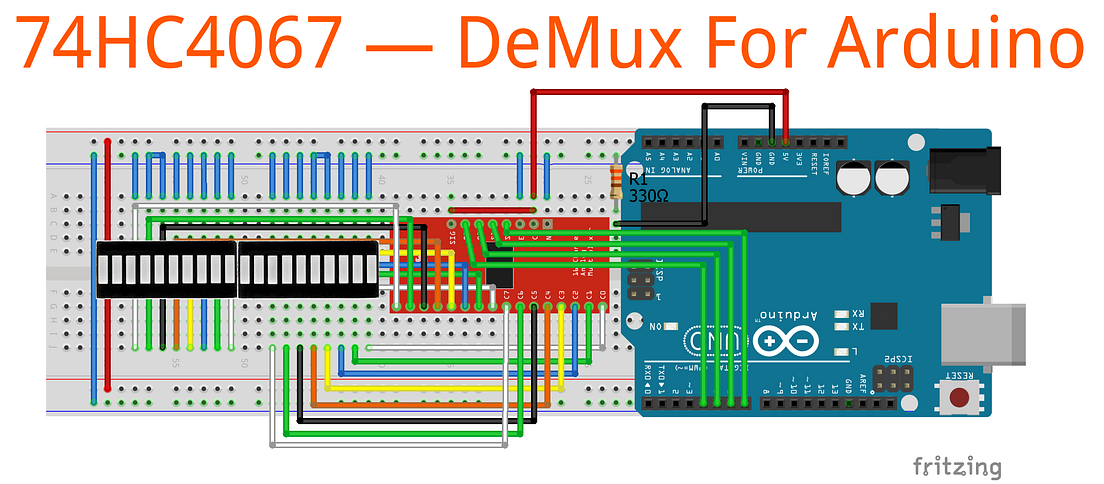 74HC4067 — DeMux For Arduino. A multiplexer of this sort really just… | by J3 | Jungletronics ...