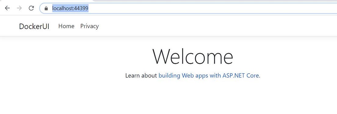 Dockerize Core Application Check Docker Container
