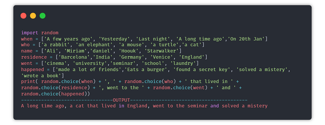 21 Python Mini Projects With Code | by Abhay Parashar | Level Up Coding