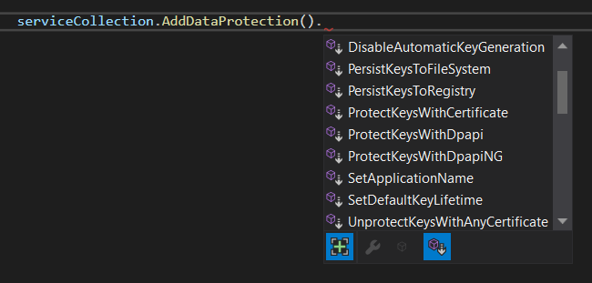 How to distribute Data Protection keys with an ASP.NET Core web app ...