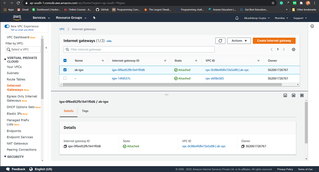 Deploying WordPress and MySql server in our own VPC | by Akashdeep Gupta | Analytics Vidhya | Medium