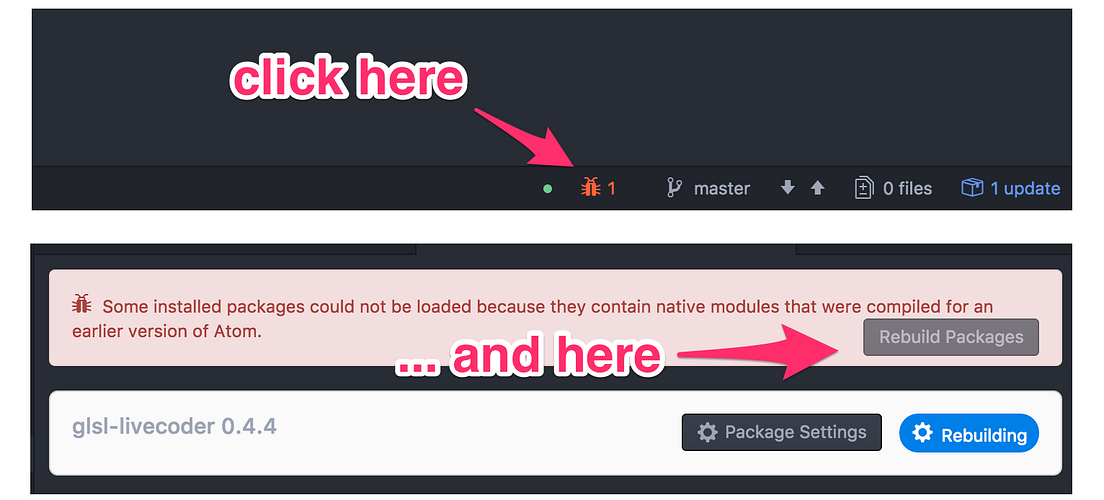 VJ / Live Coding on Atom — glsl-livecoder | by Takayosi Amagi | Medium