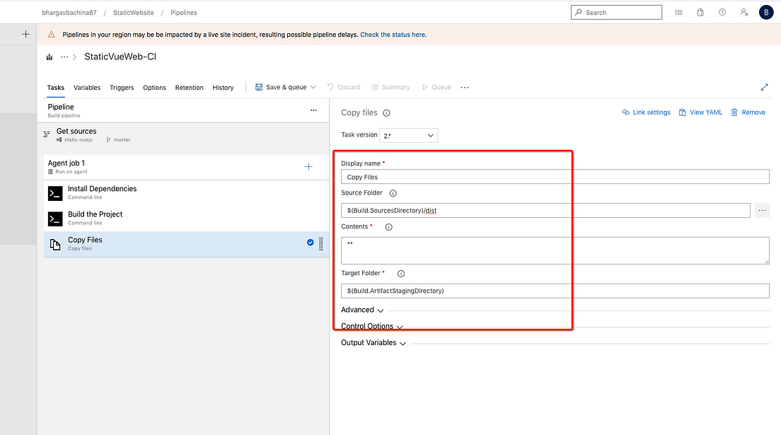 How To Build Cicd For Static Vuejs App Using Azure Devops By Bhargav Bachina Bachina Labs
