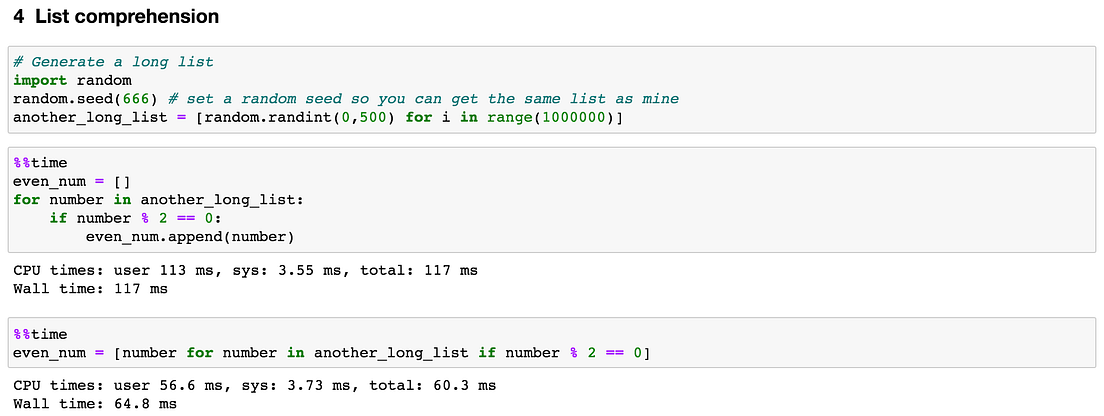 Ten Tricks To Speed Up Your Python Codes | by Jun | Towards Data Science