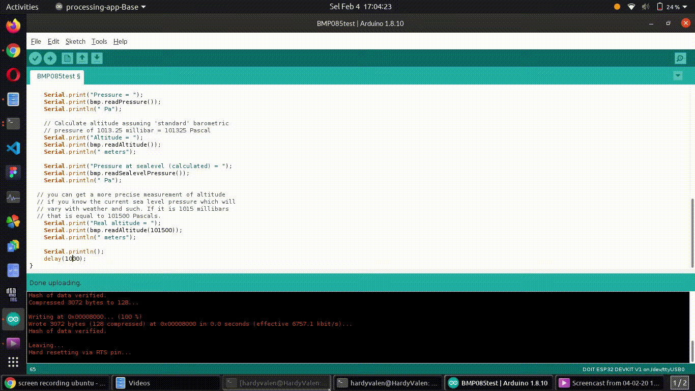 ESP32 Devlog 3 — Barometric Sensor | by Hardy Valenthio | Medium
