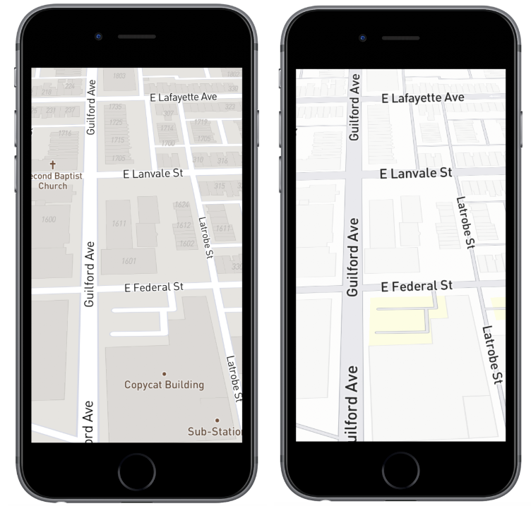 Maps for navigation. Better visual hierarchy of features and… | by ...