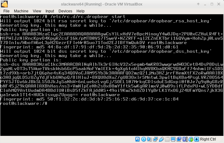 Dropbear SSH Server on Slackware. One of the hidden gems included in ...