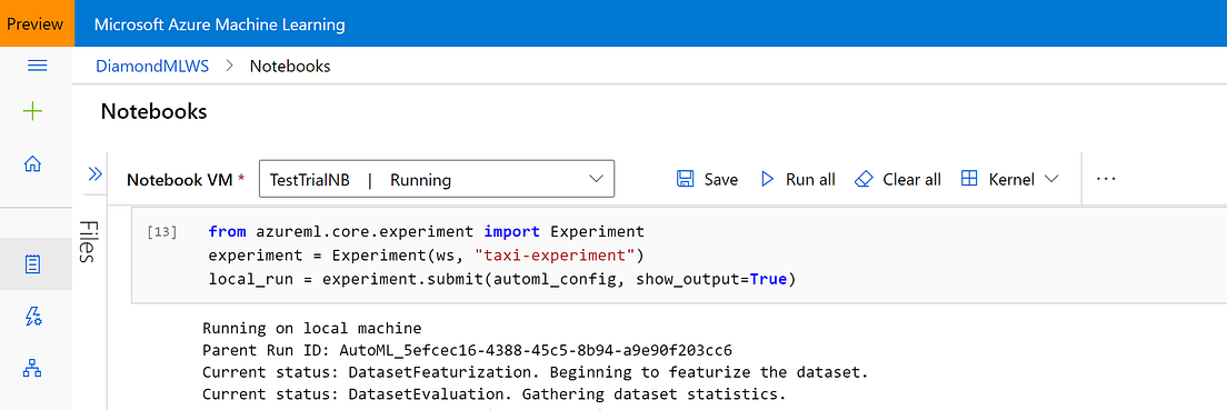 Azure’s AutoML: A Quick Look. Walkthrough of Azure’s AutoML: Run… | by ...