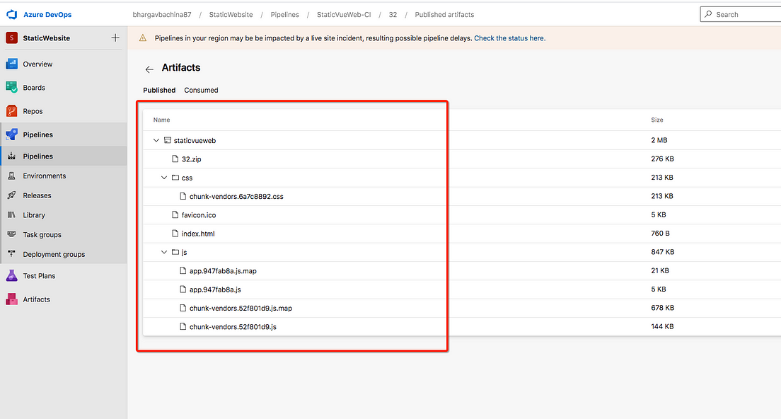 How To Build Cicd For Static Vuejs App Using Azure Devops By Bhargav Bachina Bachina Labs