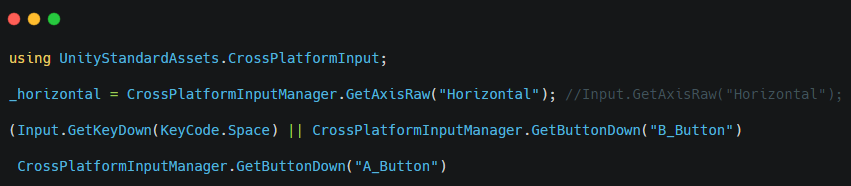 Cross-Platform Input in Unity. Now that most of the gameplay mechanics… | by Matthew Clark ...