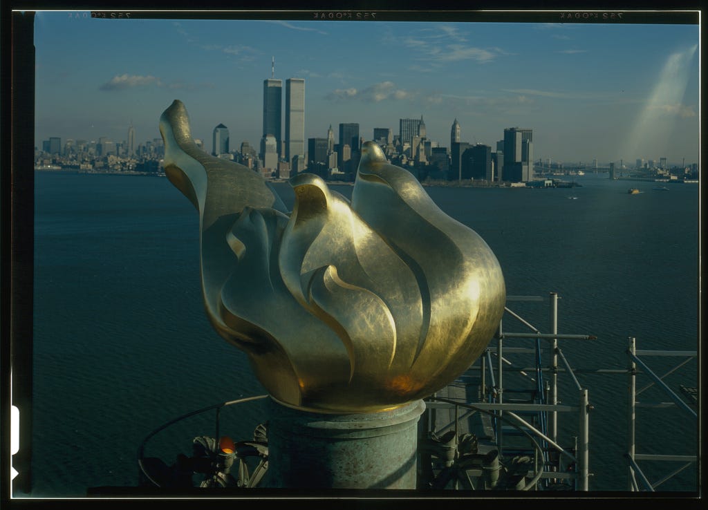 The Day The Statue Of Liberty Was Damaged By A Terrorist Attack | by ...