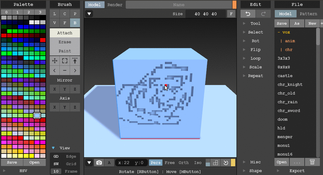 How I did my first 3D model — MagicaVoxel Tutorial | by Tiago Ferreira ...