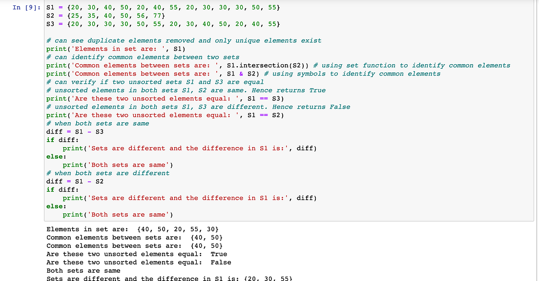 Sets the Maths one — Python. Sets are mutable data type objects… | by ...
