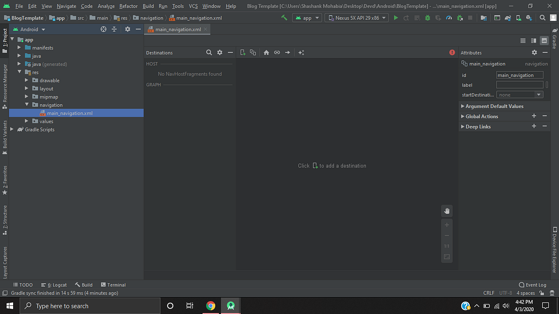 Android Navigation Component#1: Using Actions to Navigate | by Shashank Mohabia | The Startup ...